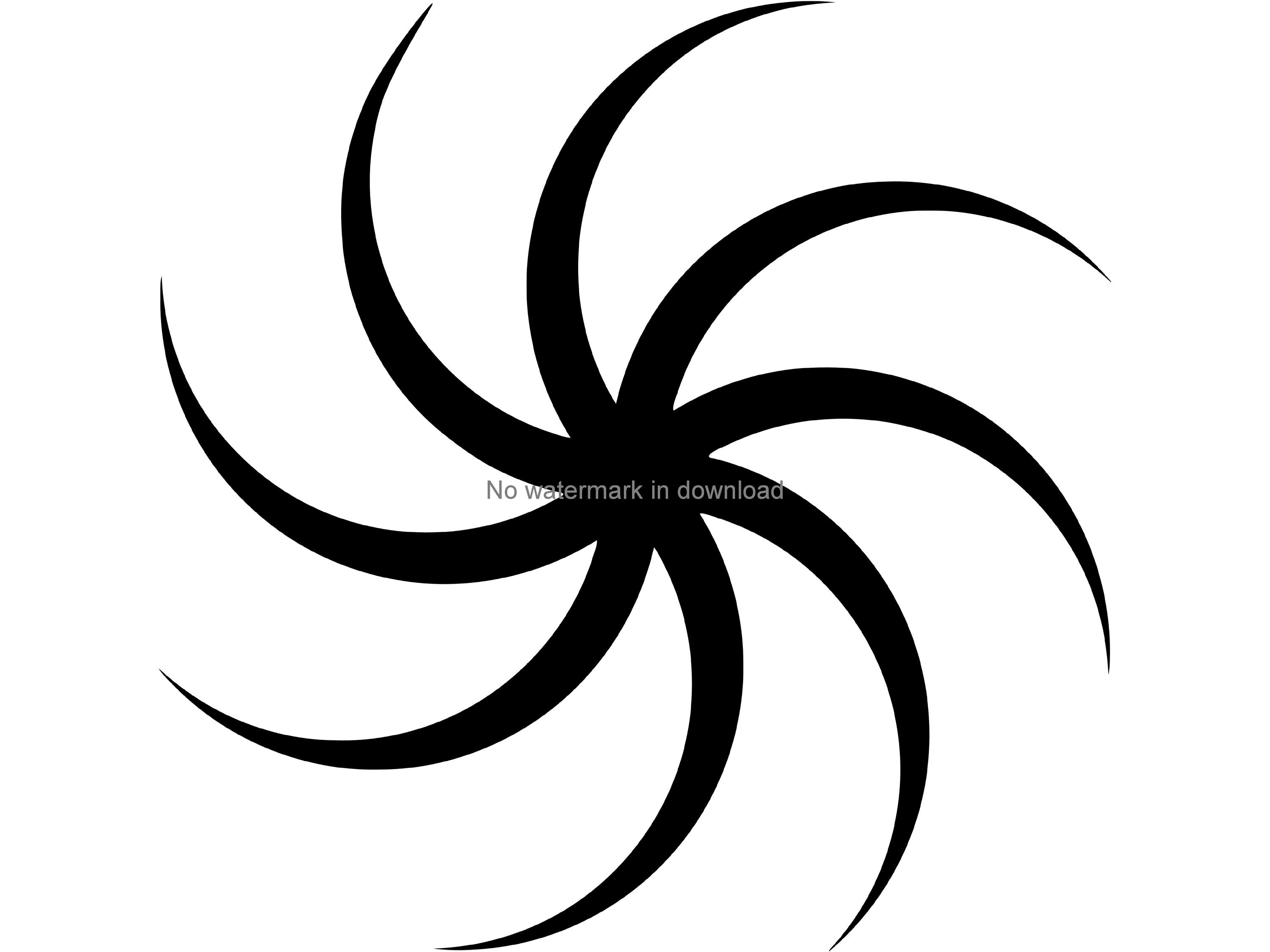 Swirl Pattern Svg File Whirl Design Svg Clipart Twirl | Etsy