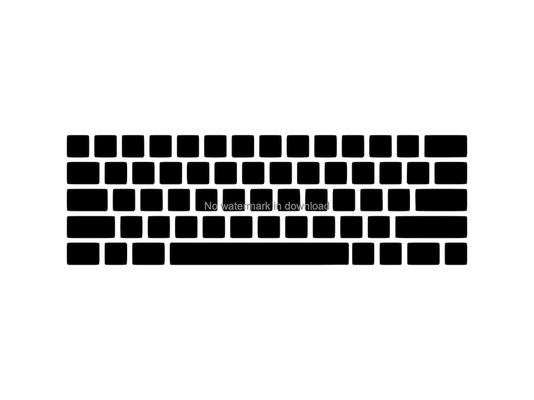 Keyboard SVG Cut File: T-shirt Design, Clipart (digital Download) - Etsy