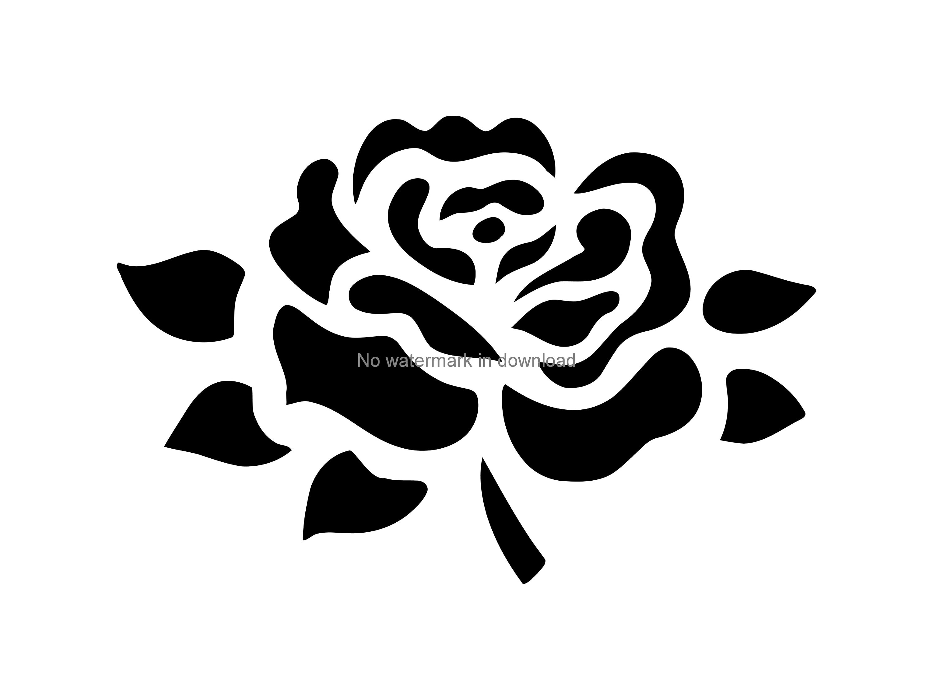 Rose Pattern Cut Out