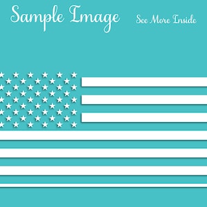American Flag SVG: Patriotic Clipart, USA Vector (digital Download) - Etsy