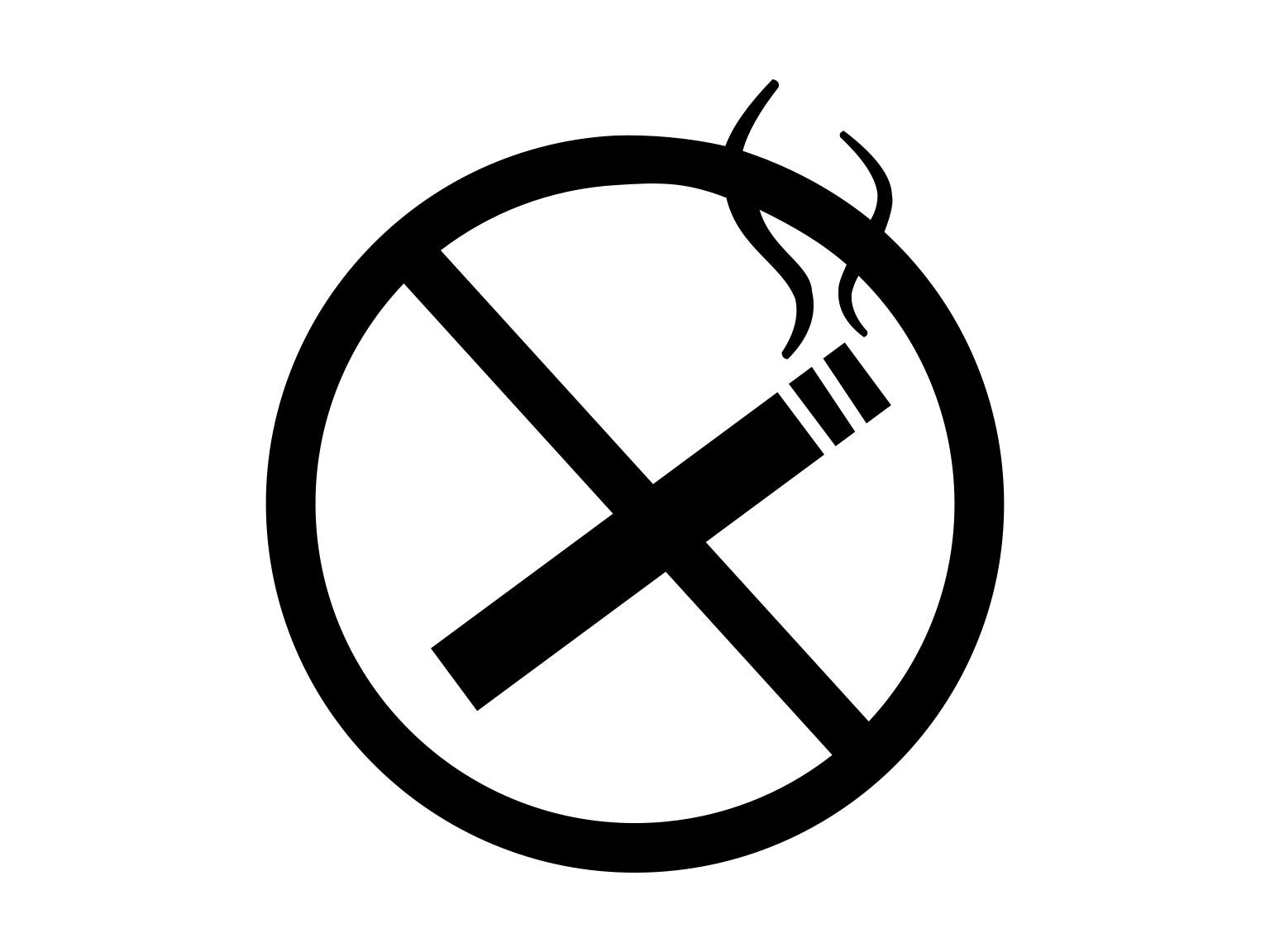 No Smoking Svg No Smoking Sign svg Silhouette Cutting File No | Etsy