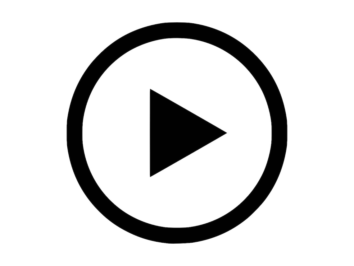 Play Button Svg Video Button Svg Video Button Clipart - Etsy Canada