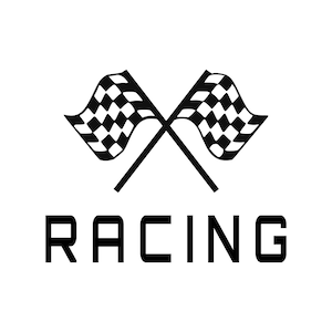 Racing Flag Svg Vector Clip Art, Racing Cricut Cut File, Racing ...