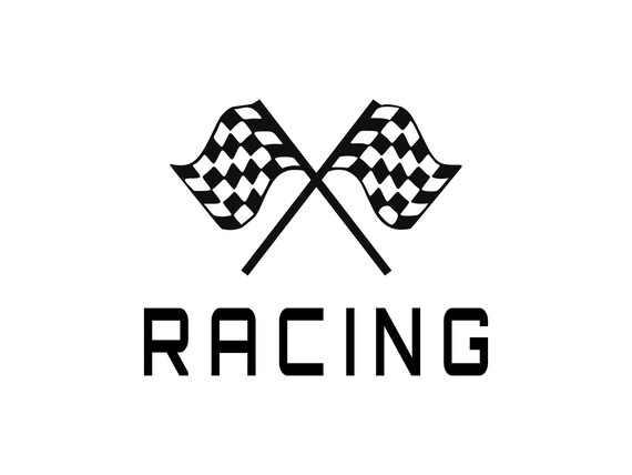 Racing Flag Svg Vector Clip Art Racing Cricut Cut File - Etsy