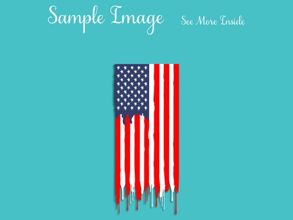 American Flag Cutting Files American Flag Files For | Etsy