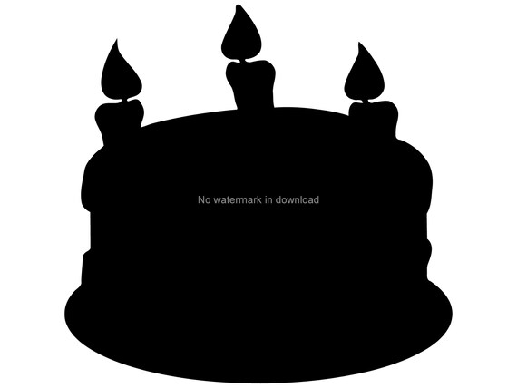 Cake Vector Cake Svg Clipart Cake Clip Art Svg Cake | Etsy