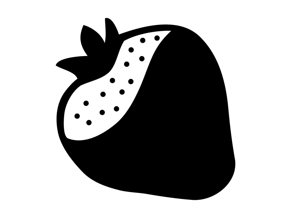 SVG Strawberry Png Strawberry Dxf For Iron on Transfer Heat - Etsy