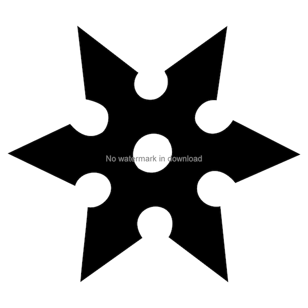 Throwing Star Png - Etsy