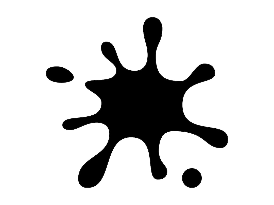 Paint Splatter SVG: Clipart Vector Cut File (digital Download) - Etsy