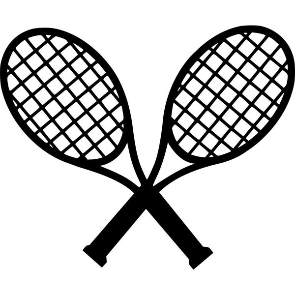 Tennis Racket Svg - Etsy