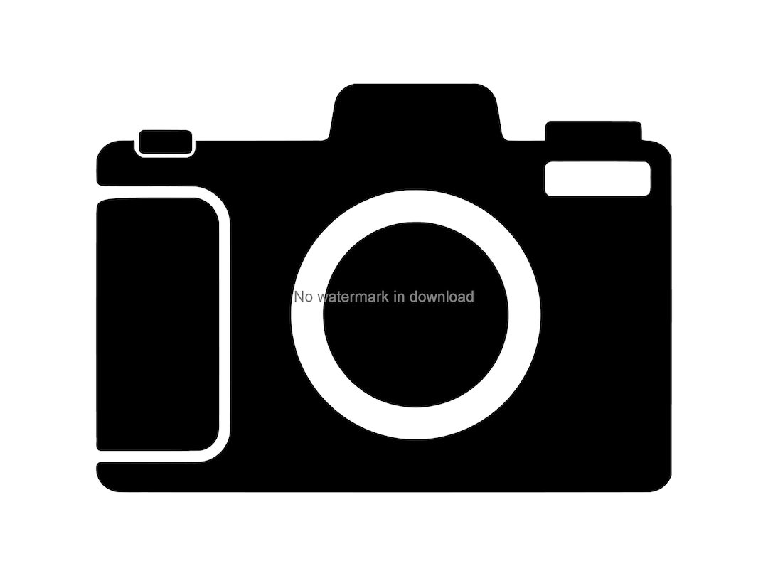 Camera Svg Printable Clipart, Camera Laser Svg, Camera Silhouette Files ...