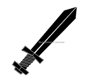 Sword Clipart Vector Sword SVG Sword Cut File for Cricut - Etsy
