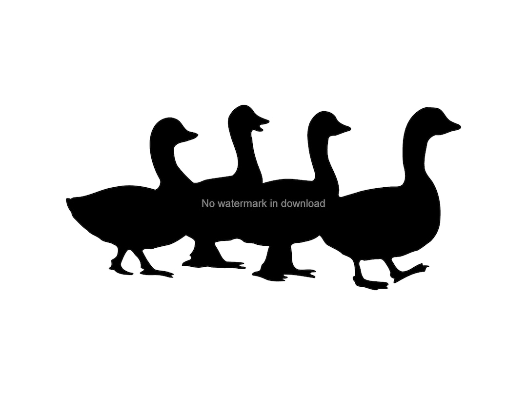 Geese Svg Clipart, Geese Cut Files for Cutting, Geese Cutting Files ...