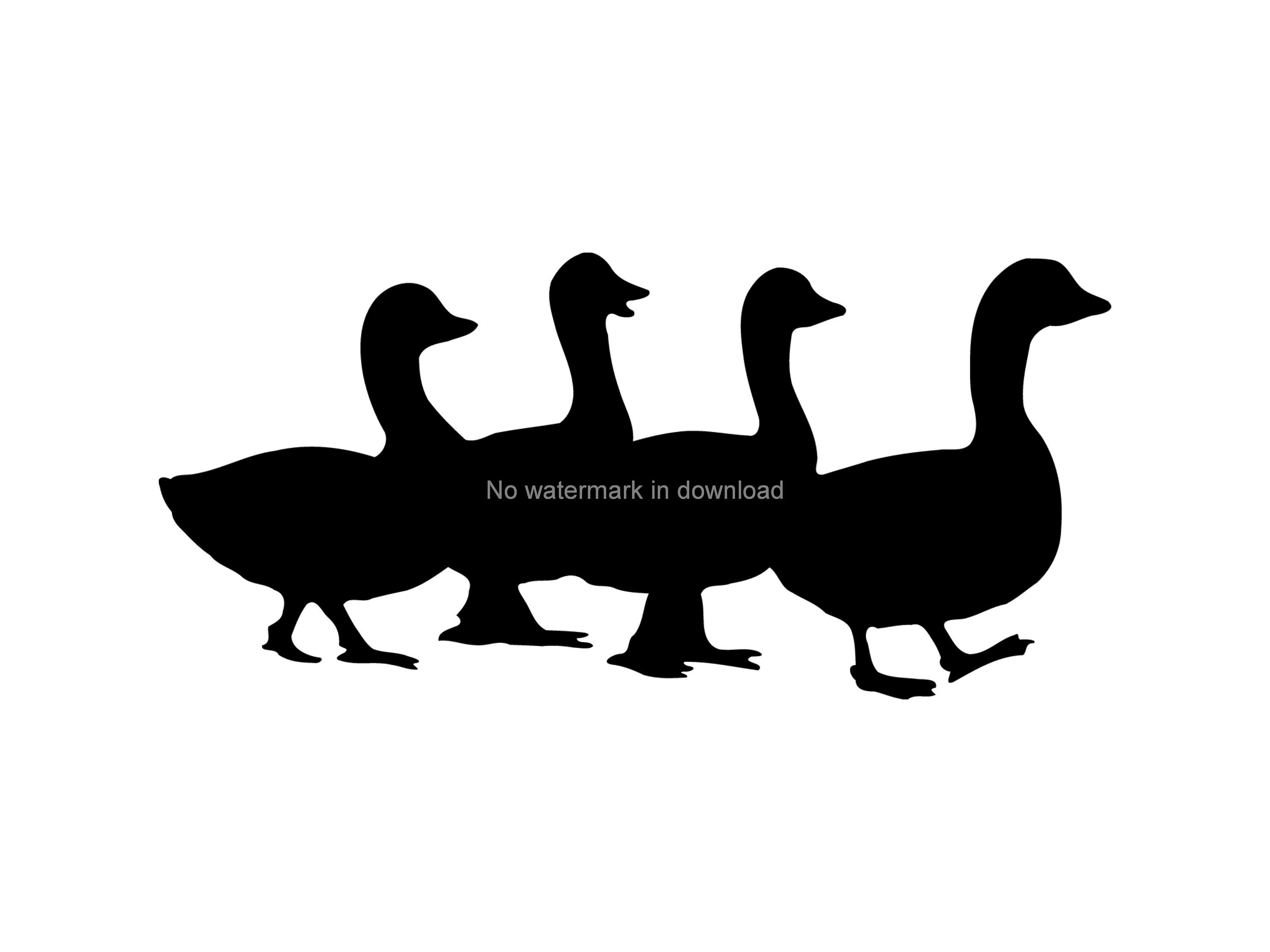 Geese Svg Clipart Geese Cut Files for Cutting Geese Cutting - Etsy Canada