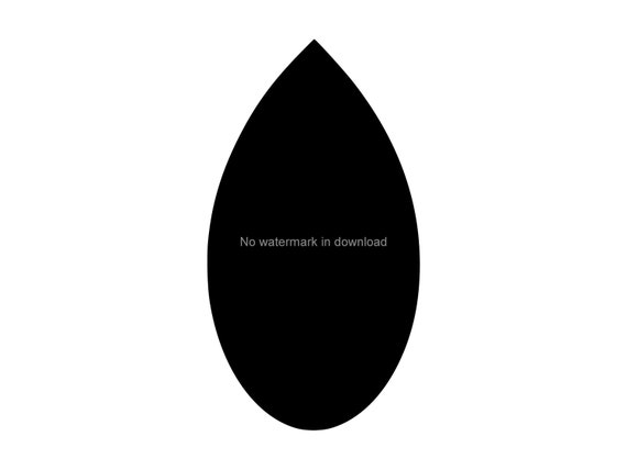 Flower Petal Silhouette