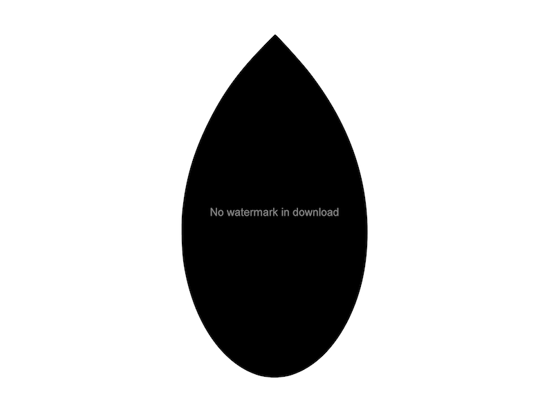 Flower Petal Svg Silhouette Cut File Flower Petal Vinyl Cut | Etsy