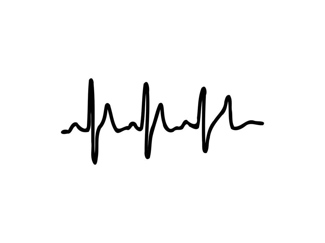 Plotterdatei Herzschlag Svg Ekg, Plotterdatei Silhouette Plotterdatei Herzschlag Dxf Vinyl Ekg ...