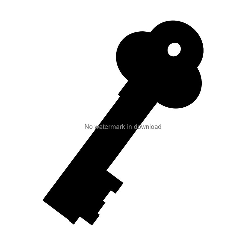 Key Silhouette - Etsy