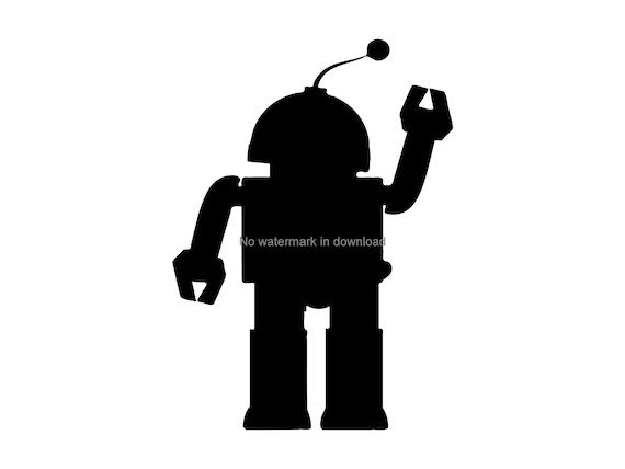 Robot Dxf Cut File Robot Cutting Cut File Robot Svg Cutting | Etsy