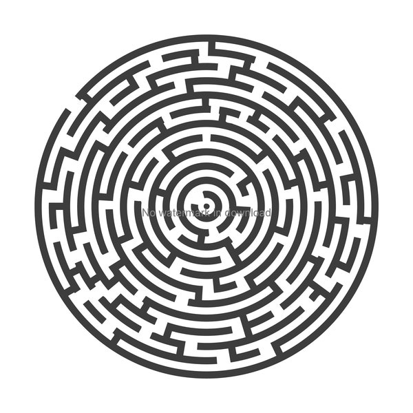 Maze Svg - Etsy