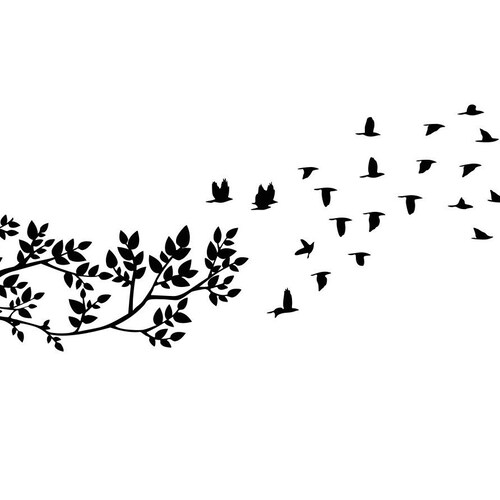 Birds Svg Flock of Birds Svg Birds Flying Clipart Svg Jpg Png - Etsy