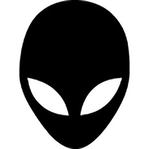 Alien Head Svg Silhouette Cutting File Clipart SVG DXF Jpg PNG Alien ...