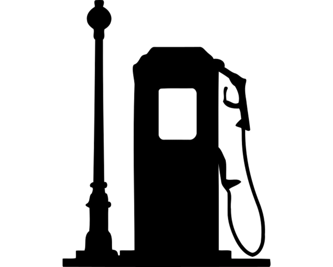 Gas Pump Svg Printable Vector Image Gasoline Pump Pdf Picture Petrol ...
