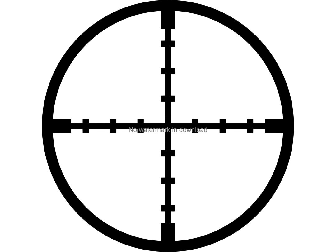 Scope Engraving Svg Image, Rifle Scope Svg Cutting Image, Rifle Sight ...