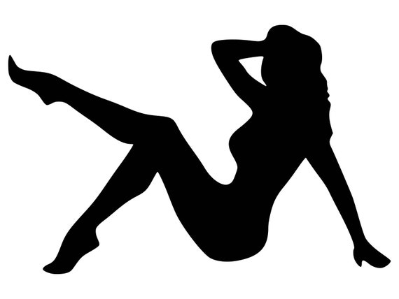 Pin Up Girl Silhouette Pin Up Girl Silhouette