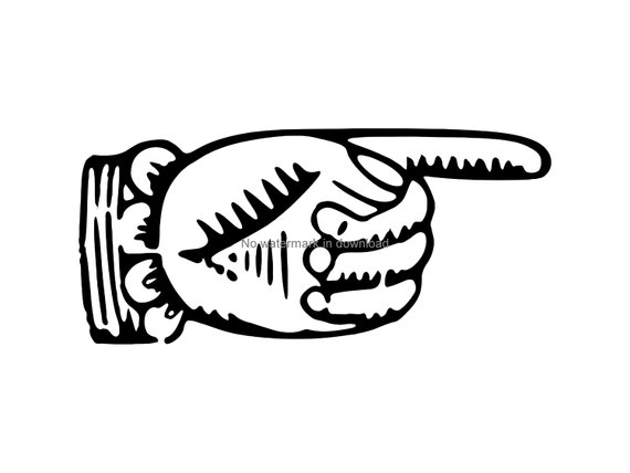 Hand Svg Cutting Image Vintage Hand Svg Cut File Old Hand | Etsy