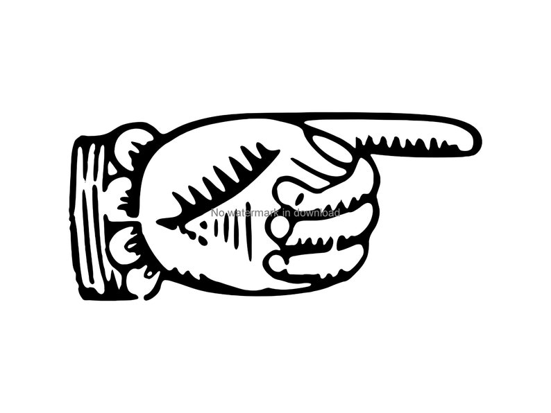 Hand Svg Cutting Image Vintage Hand Svg Cut File Old Hand - Etsy