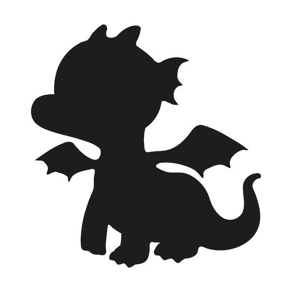 Baby Dragon Svg - Etsy