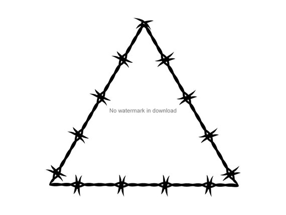 Barbed Wire Triangle Cut Files for Cutting Barbed Wire - Etsy Israel