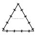 Barbed Wire Triangle Cut Files for Cutting, Barbed Wire Triangle ...