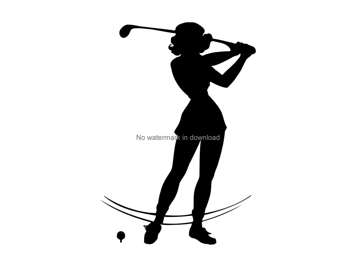 Lady Golfer SVG: Cutting Image, Laser Cut File (digital Download) - Etsy