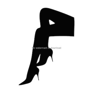 Woman Legs Svg Vector Image, Legs Sitting Svg Cut File, Legs Silhouette ...