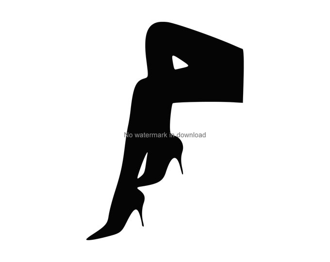 Women Legs Dxf, Girl Legs SVG, Female Legs, Abstract Woman Svg, Png ...