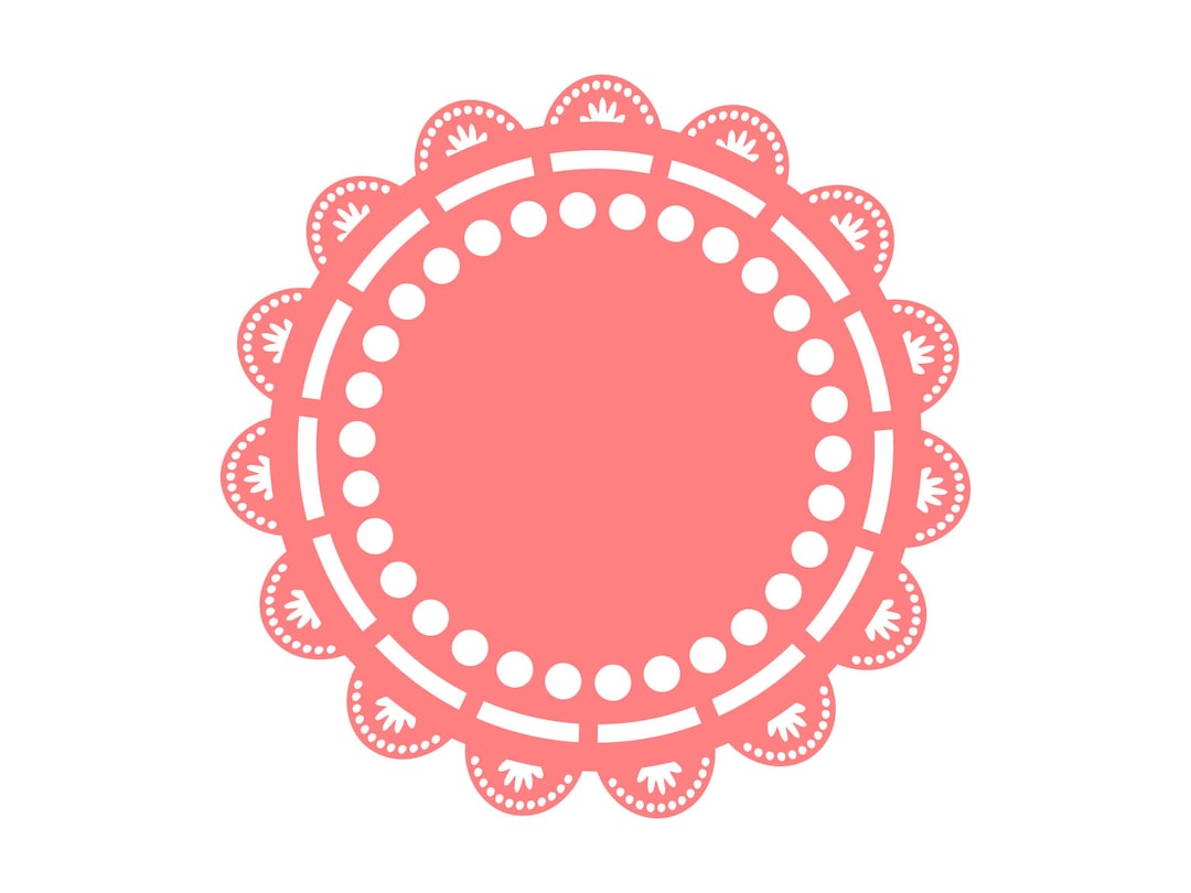 Lace Doily Svg, Lace Circle Svg, Lace Doily Clipart, Lace Clip Art ...