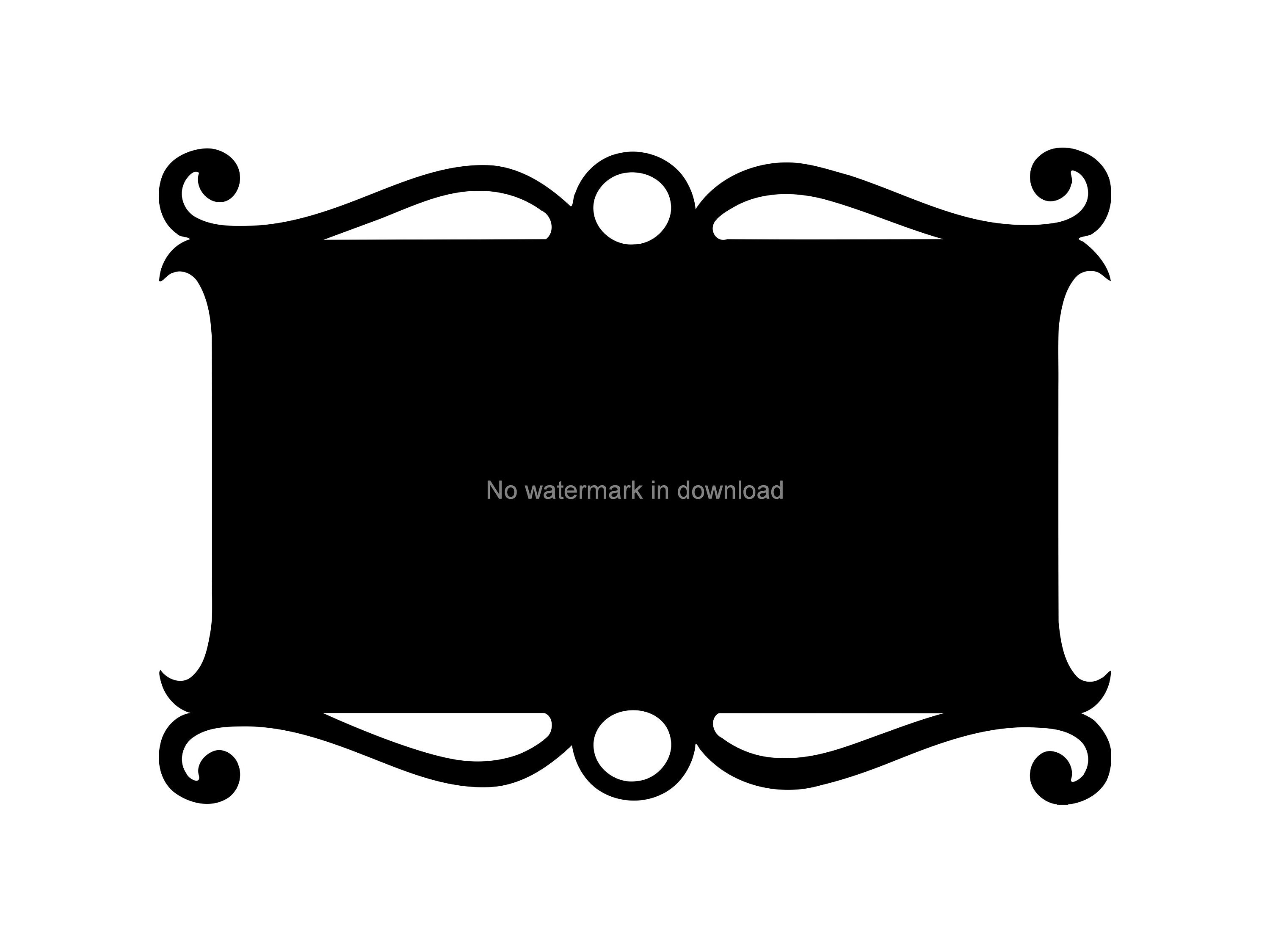 Fancy Picture Frame Clip Art