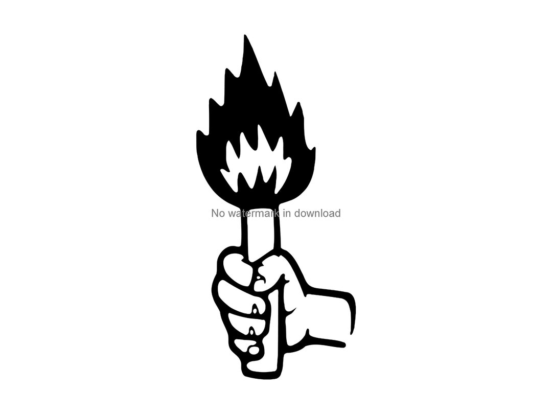 Torch Cut Files, Torch Image Svg, Torch Svg Clipart Image, Torch Svg ...
