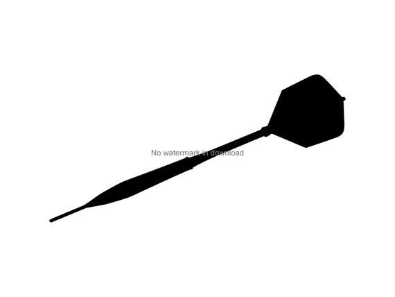 Dart Svg Instant Download Dart Image File Dart Silhouette | Etsy