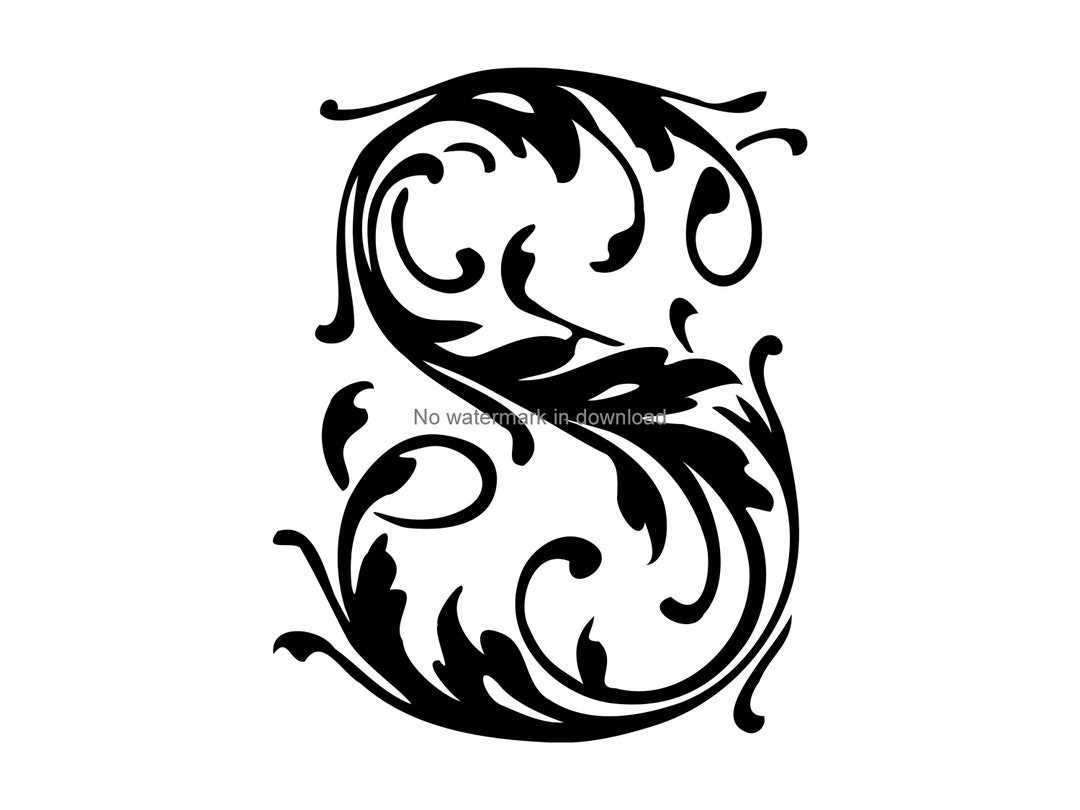 Fancy S Letter
