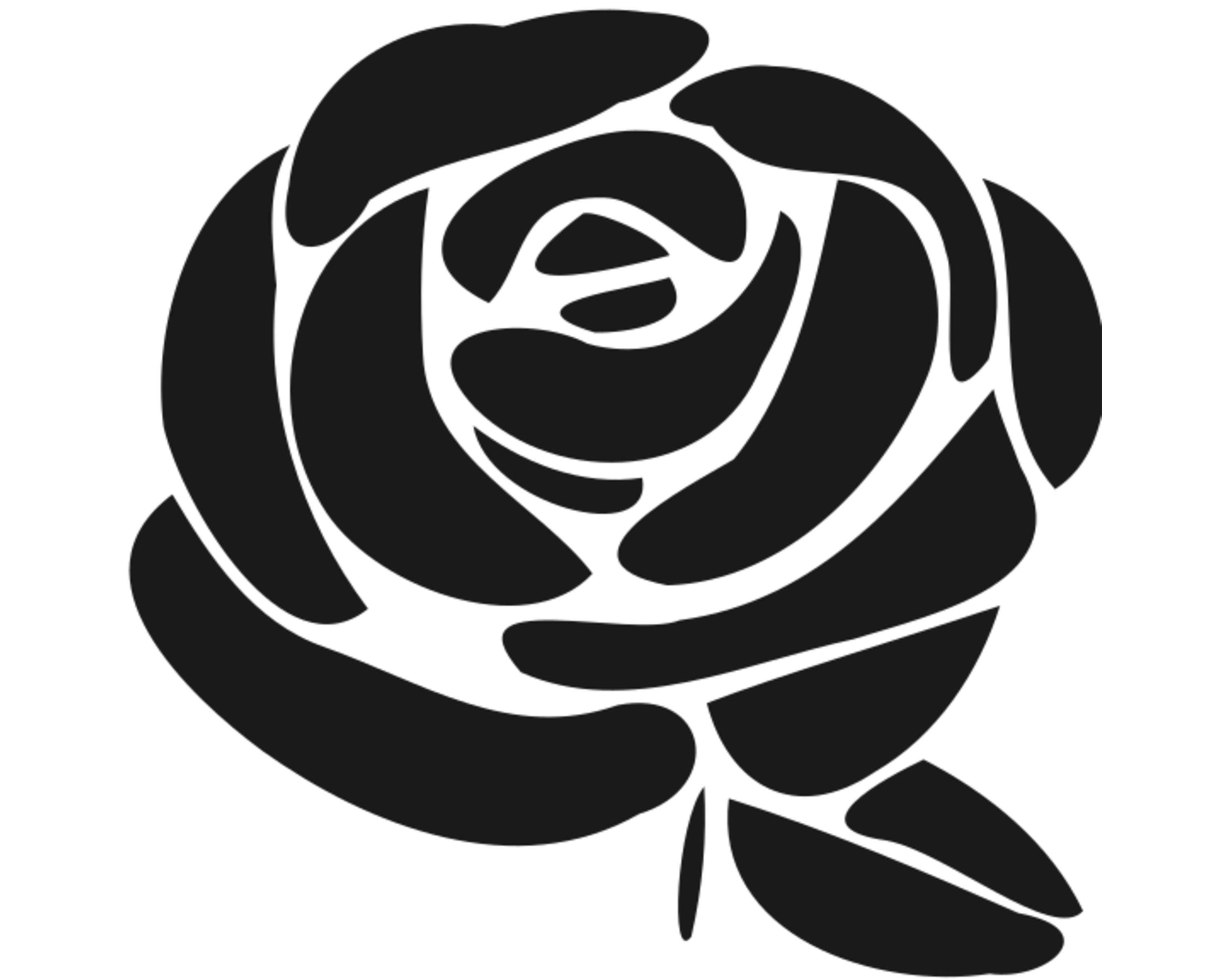 Rose Silhouette Clip Art