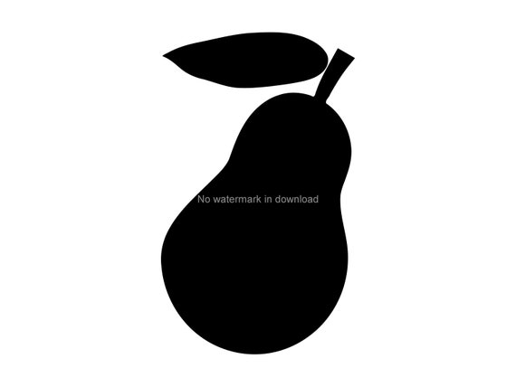 Pear Svg Cutting Image Pear Svg Clipart Image Pear Image - Etsy UK