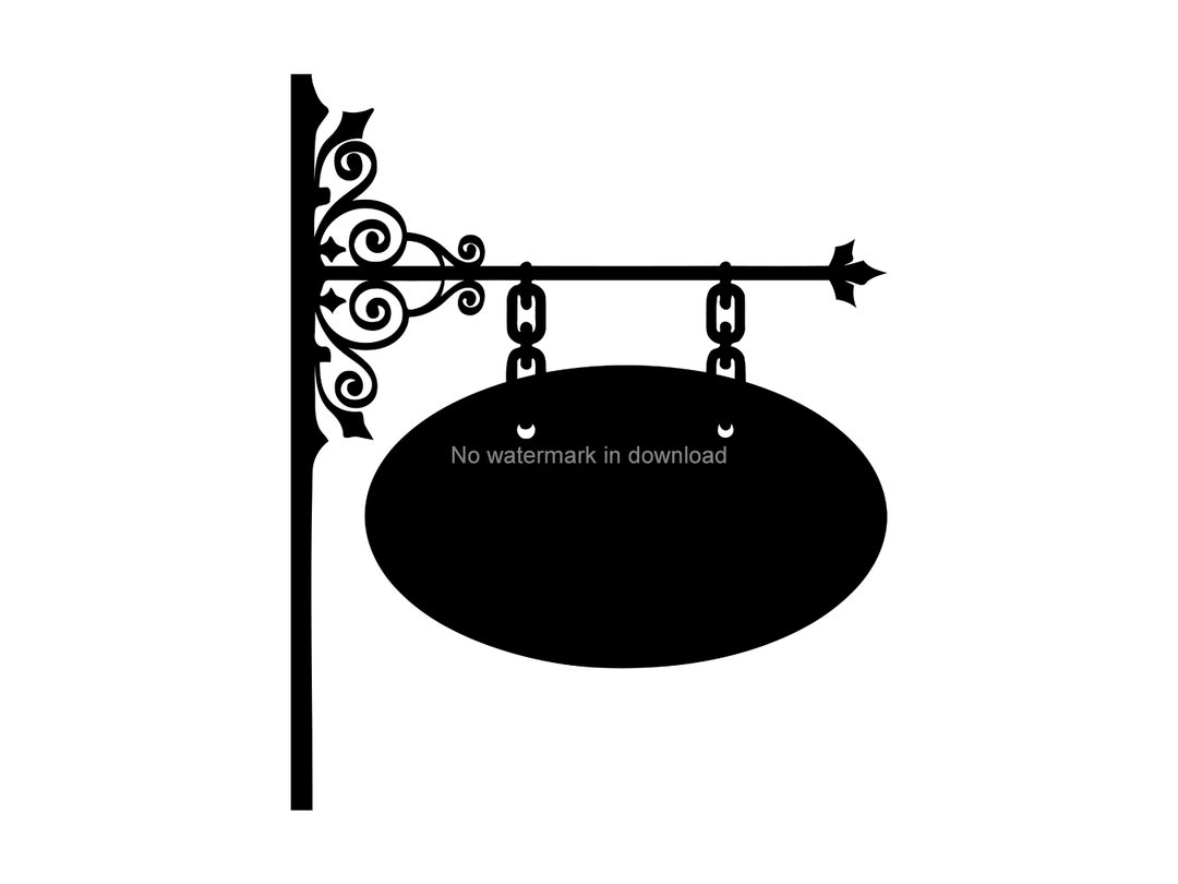 Sign Post Svg Silhouette Cut File, Sign Post Svg Cut File, Sign Post ...