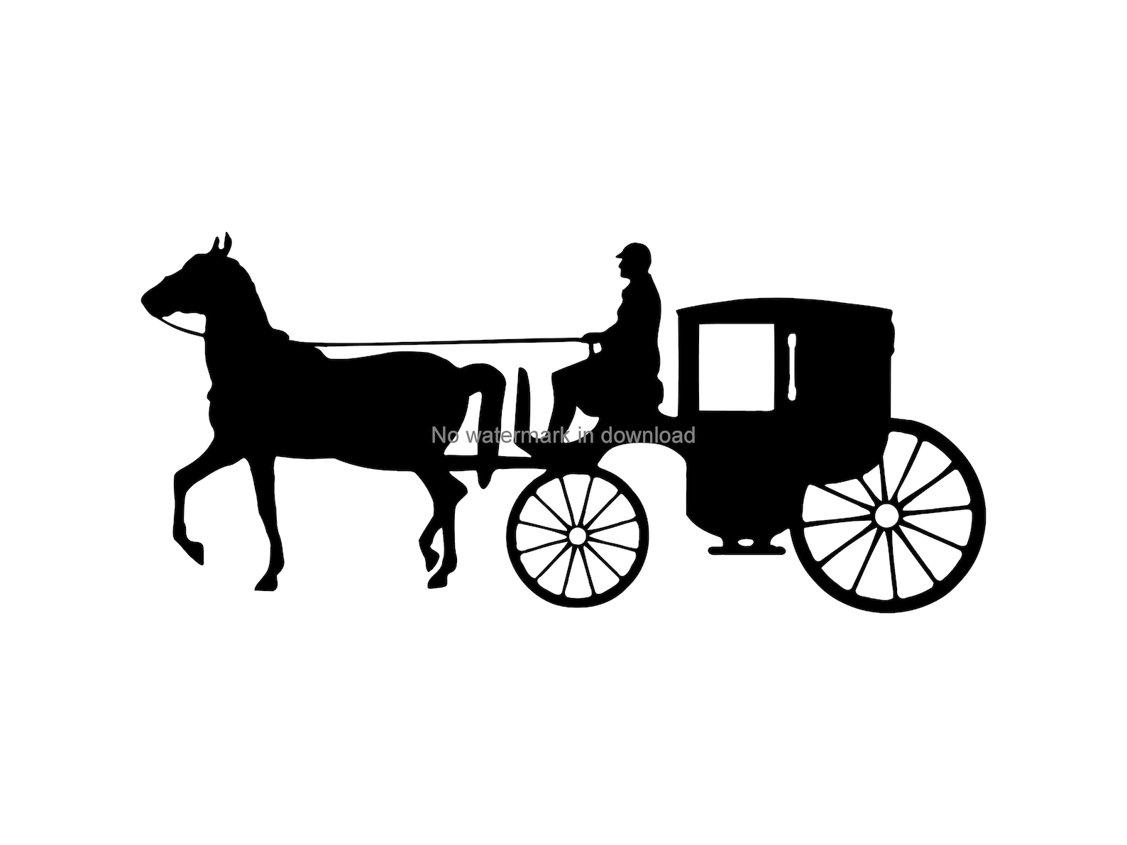 Horse and Buggy Svg Cutting File Horse and Buggy Digital - Etsy