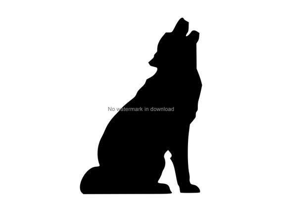 Dog Howling Clipart