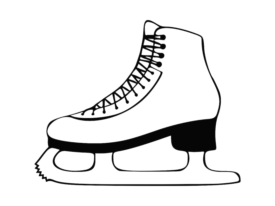 Ice Skating Svg Ice Skate Svg Cut File Cutting File Background - Etsy