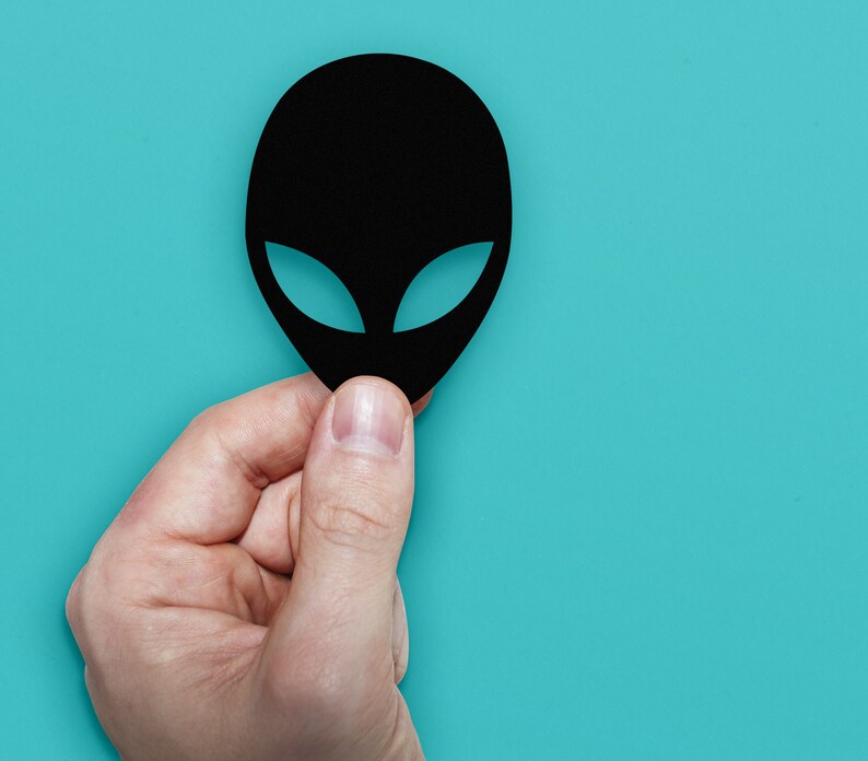 Alien Head Svg Silhouette Cutting File Clipart SVG DXF Jpg PNG - Etsy ...