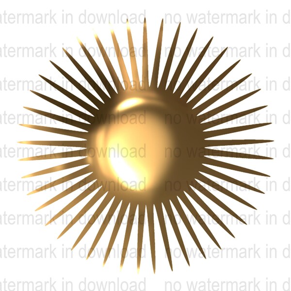 Gold Starburst Png - Etsy